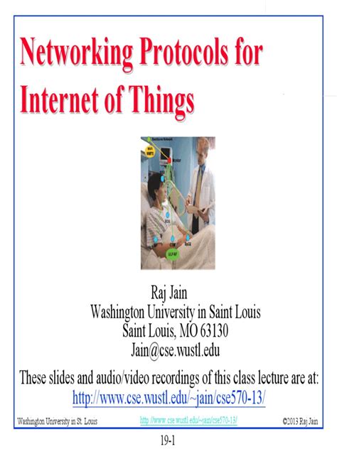 Networking Protocol For Iot Pdf Internet Protocols I Pv6
