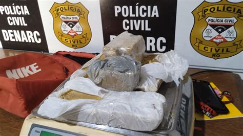 Denarc prende traficantes peruanos quase 4 kg de cocaína próximo da