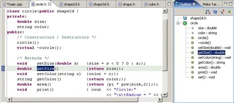 Eclipse Cc Development Guide Galileo Outline View
