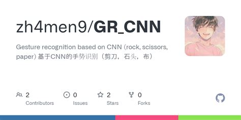 github zh4men9 gr cnn gesture recognition based on cnn rock