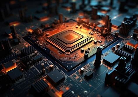 Premium Ai Image Advanced Technology Concept Visualization Circuit