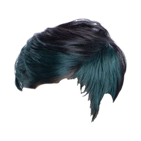 SENGTONG Fashion Lady Women Natural Short Green Wavy Wig Humen Hair