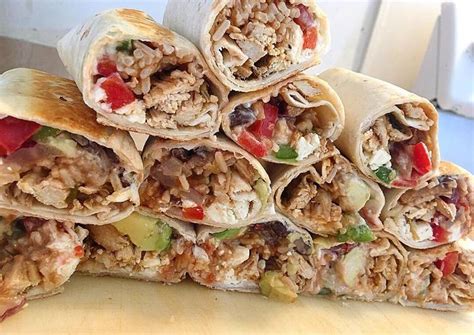 Recipe Delicious Shredded Chicken Burritos Yummy And Tasty
