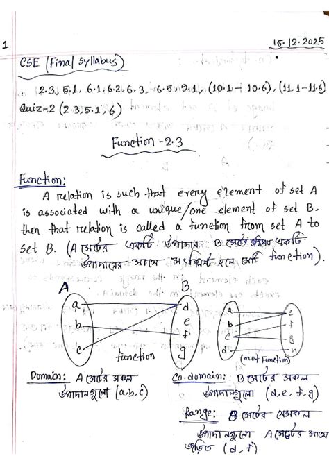 Cse Discrete Math Final Syllabus Functions And Permutations Studocu