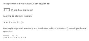 Introduction To NOR Gate