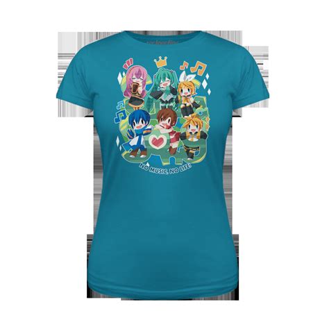 Vocaloid Sing A Song Turquoise Womens T Shirt Welovefine Tokyo
