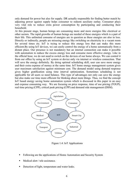 IOT Thesis Report About Home Automation System PDF Internet Computing