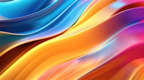 3d로 렌더링된 다색의 멋진 추상 배경 매끄러운 액체 그라데이션 흐름 배경 배경 일러스트 및 사진 무료 다운로드 Pngtree