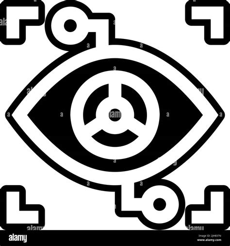 Hacker Eye Recognition Icon Stock Vector Image And Art Alamy