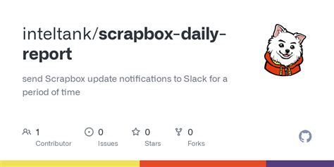 GitHub Inteltank Scrapbox Daily Report Send Scrapbox Update