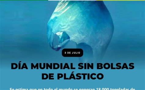 DÍa Mundial Sin Bolsas De PlÁstico 🚫♻🛍 Sinia