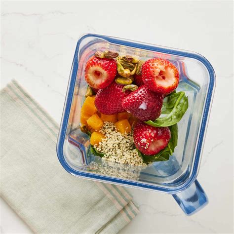 Anti Inflammatory Strawberrypassion Fruit Green Smoothie