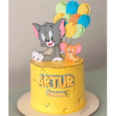 Arquivo Topo De Bolo Tom E Jerry Topo De Bolo Para Imprimir