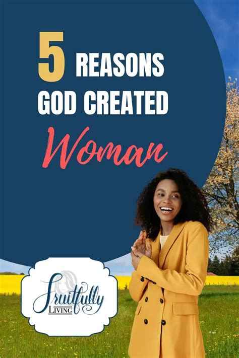 Why Did God Create Woman • Fruitfully Living Women In 2023 Biblical