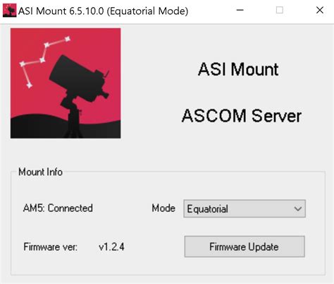 am5 latest firmware v1 2 4 beta and ascom v6 5 15 beta is released for