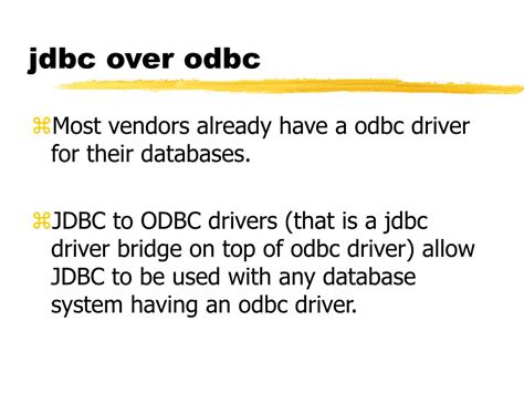 PPT JDBC PowerPoint Presentation Free Download ID