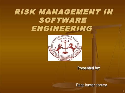 Risk Management In Software Engineering Ppt