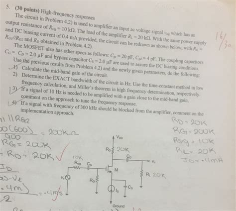 Solved The Circuit In Problem Is Used To Amplifier An Chegg