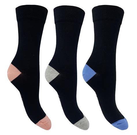 Flexitop Bamboo Socks Soft Hold Loose Top Non Elastic Diabetic Sock 3