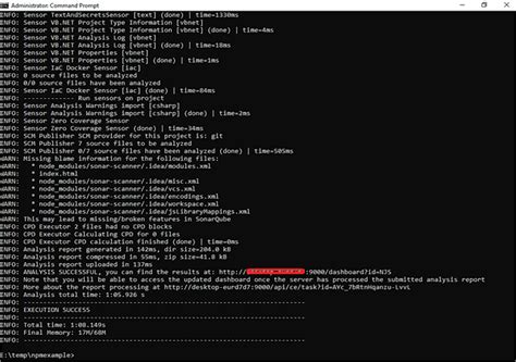 sonarqube code quality check for node js and gradle