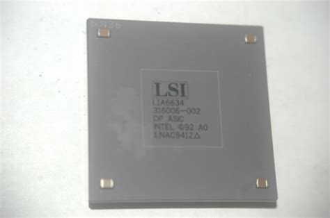 Lsi Logic L1a6634 Asic Device Purple Ceramic And Gold Processor Qty 1 Ebay