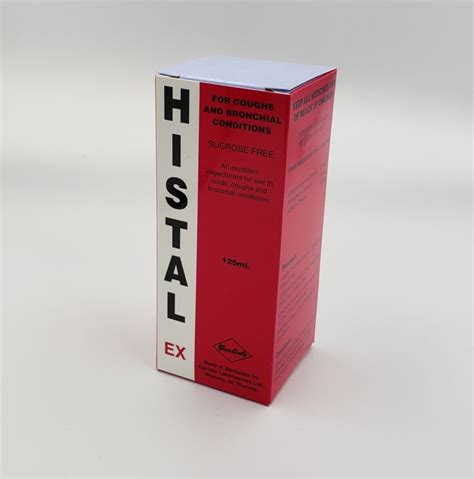 Histal Ex Cough Syrup 125ml Store To Door Jamaica