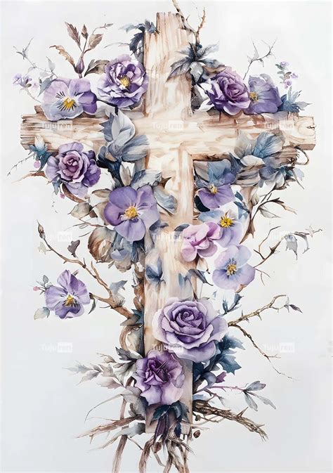 Ai产生的叉教会复活节复活基督教交叉背景艰辛耶稣免抠素材模板下载 图巨人