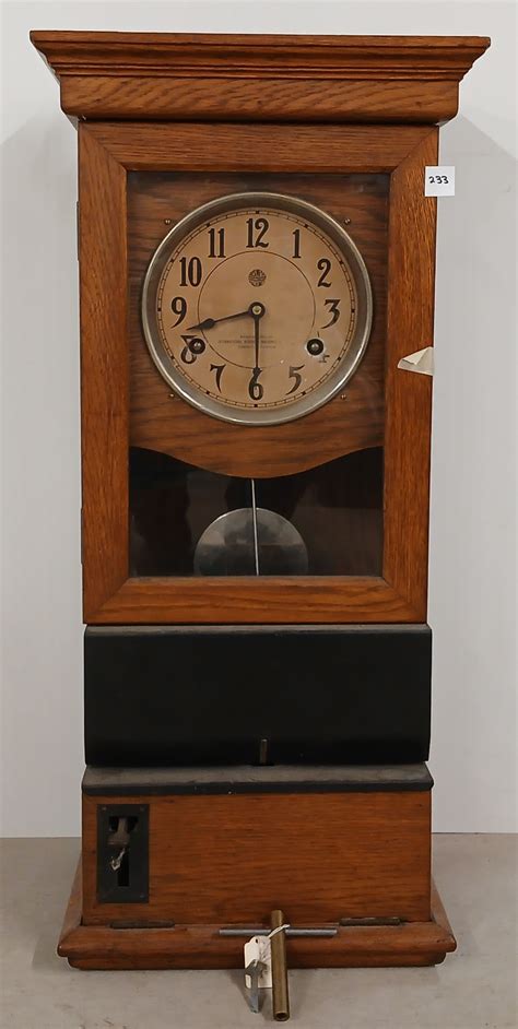 IBM DAY PUNCH CARD TIME CLOCK