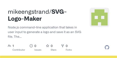Github Mikeengstrandsvg Logo Maker Nodejs Command Line Application