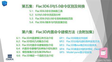 Flac3d教程视频目录，flac3d教材下载，flac3d60视频，flac3d教程下载，flac教程网盘 哔哩哔哩
