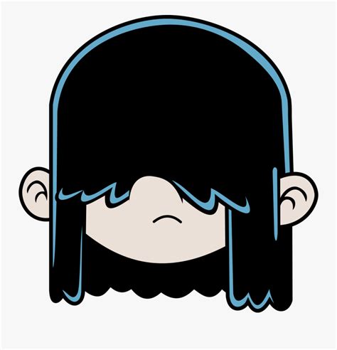 Lucy Fernan Loud Head Vector Clipart Png Download Loud House Emo