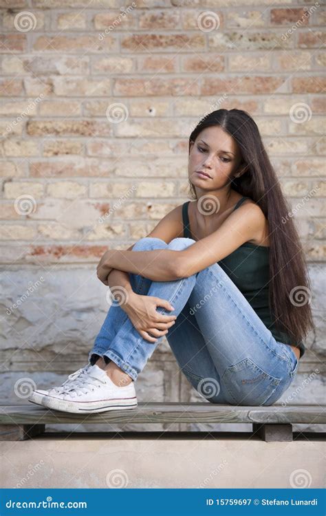 Problemi Degli Adolescenti Immagine Stock Immagine Di Abbraccio 15759697
