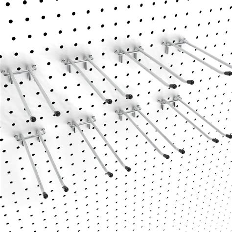 Younthye 24pcs Pegboard Hooks Fit 14”pegboard Hole 6 Inch