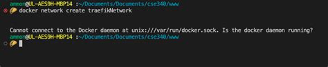 Cse 340 Docker Setup Web Backend Development I