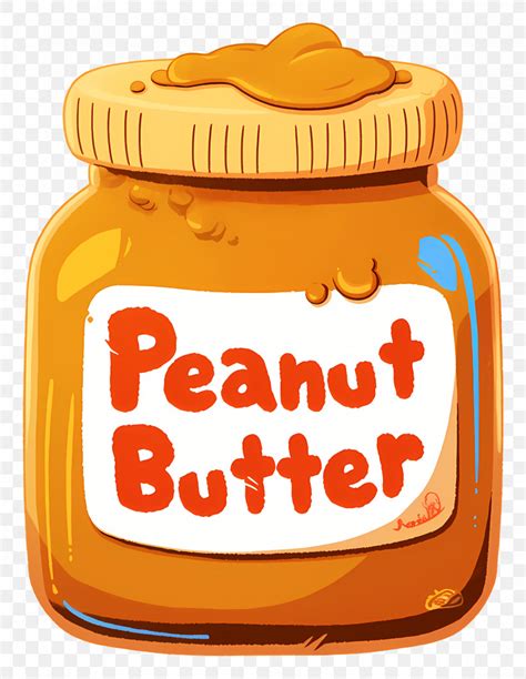 Peanut Butter Illustration Of Peanut Butter Jar Png 2860x3696px