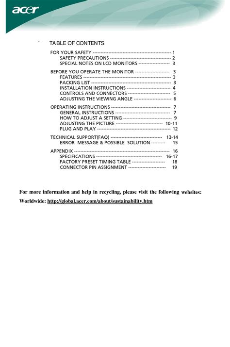 Manual For This Computer Acer