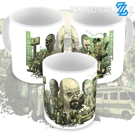 Caneca Breaking Bad Heisenberg Jesse Serie Seriado Xicara De Porcelana