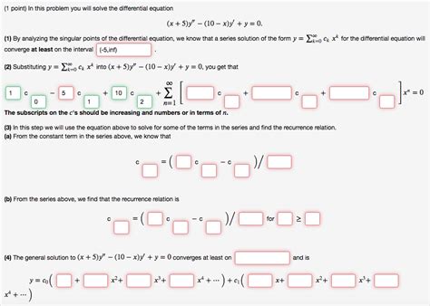 Solved Point In This Problem You Will Solve The Chegg Com