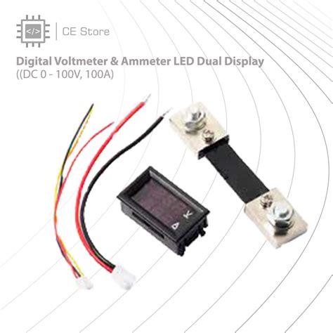 Digital Voltmeter Ammeter LED Dual Display CE Store