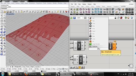 Build Components On A Surface With Grasshopper Rhinozeros Grasshoper