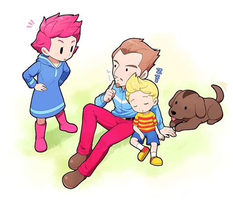 Lucas Kumatora Boney And Duster Mother And More Drawn By Hoshi Star Name Danbooru