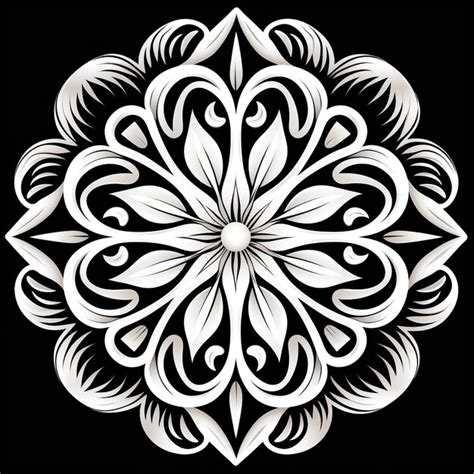 Premium Ai Image Mandala Pattern Design