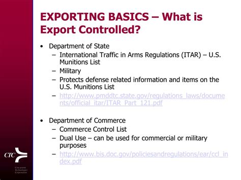 PPT EXPORT COMPLIANCE Three Rivers Chapter NPMA January PowerPoint Presentation ID