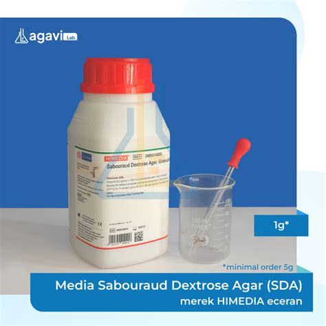 Jual Media Sabouraud Dextrose Agar Sda Merk Himedia Shopee Indonesia