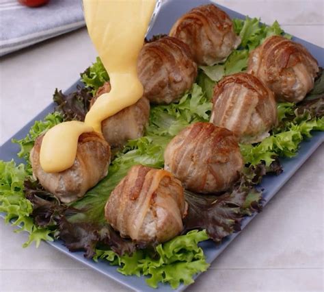 Bacon Wrapped Meatballs Recipe