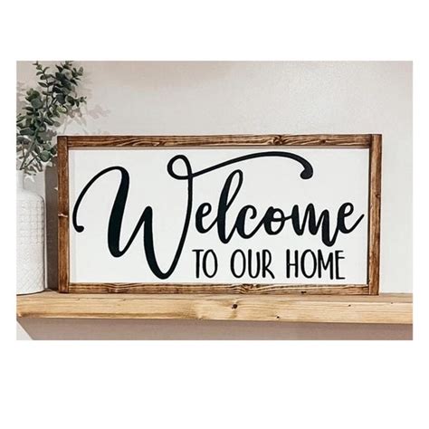 Welcome Home Sign Etsy