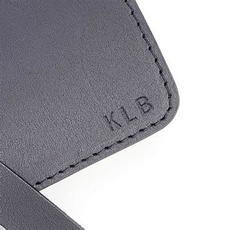 The Monogrammed Leather Tech Cord Organizer Hammacher Schlemmer