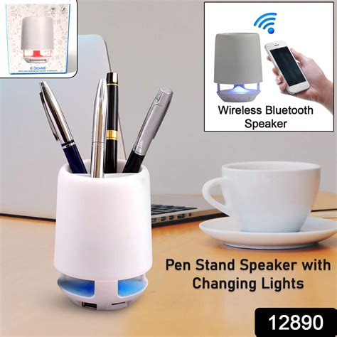 Buy Multifunctional Pen Holder With Bluetooth Speaker — Deodap