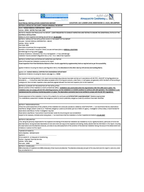 1 Eicr Pdf Electrical Wiring Electrical Equipment