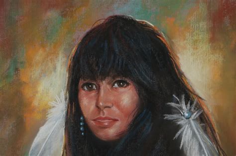 Robert Byrd Portrait Pastel Drawing Ebth